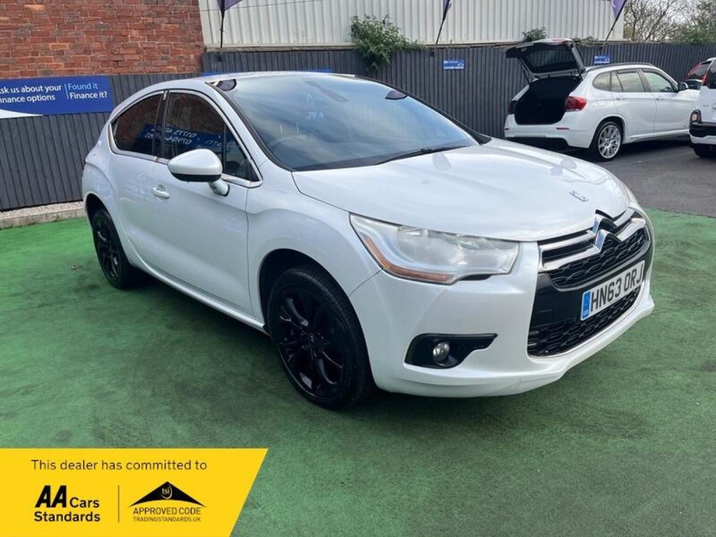 SOLD - Used CITROEN DS4 2014 White in Ripley, Derbyshire | CM Car Sales